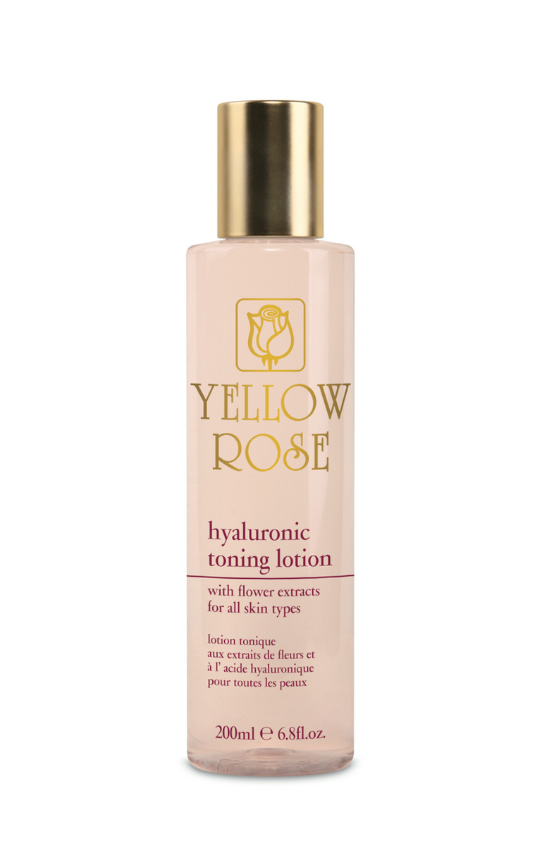 HYALURONIC TONING LOTION with Flower Extracts - 200ml – Yellow Rose ...